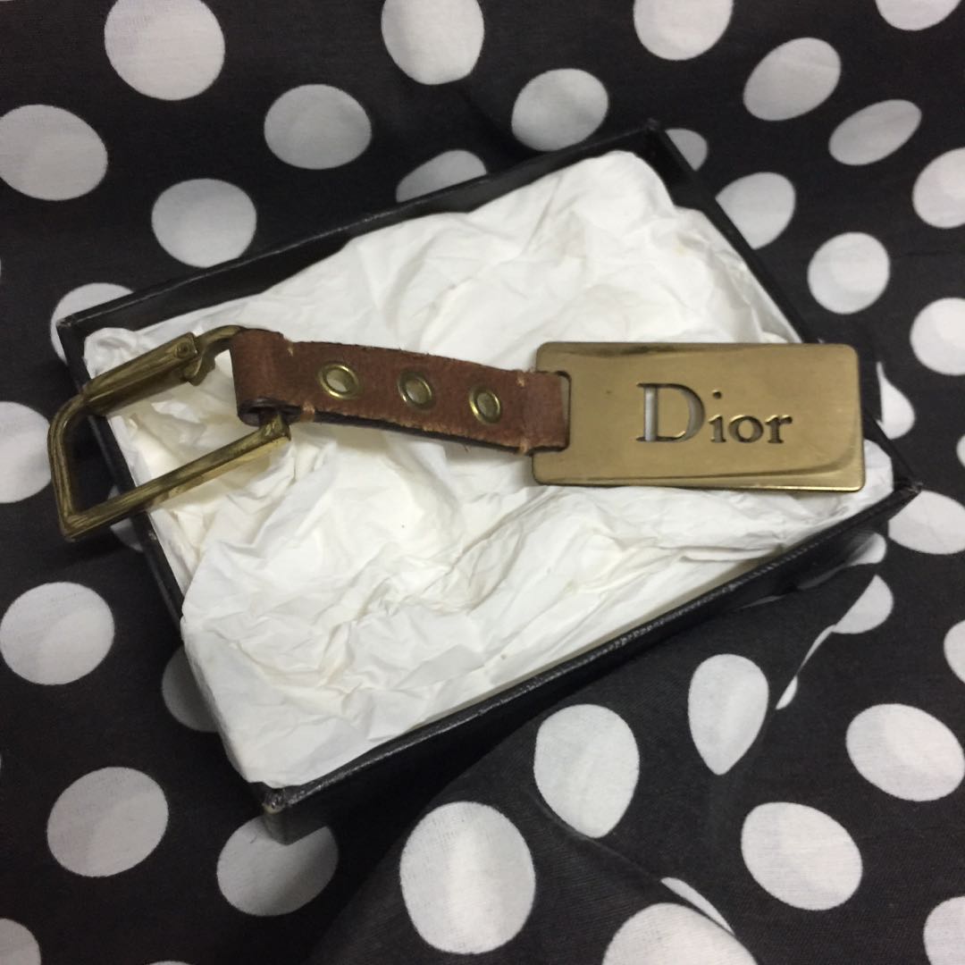 VINTAGE CHRISTIAN DIOR KEYCHAIN, Men's Fashion, Watches & Accessories ...