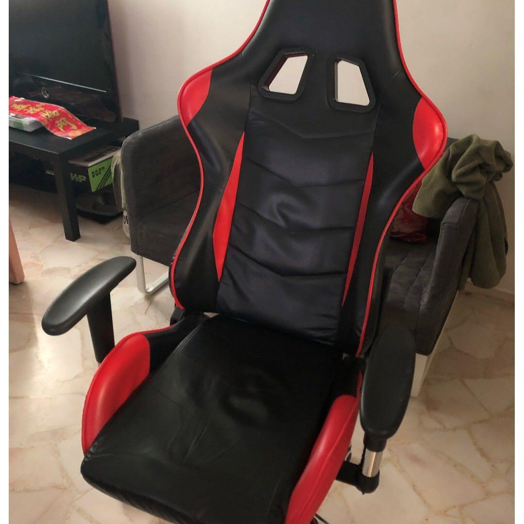 4D Ergonomic Gaming Chair, Furniture & Home Living, Furniture, Chairs ...