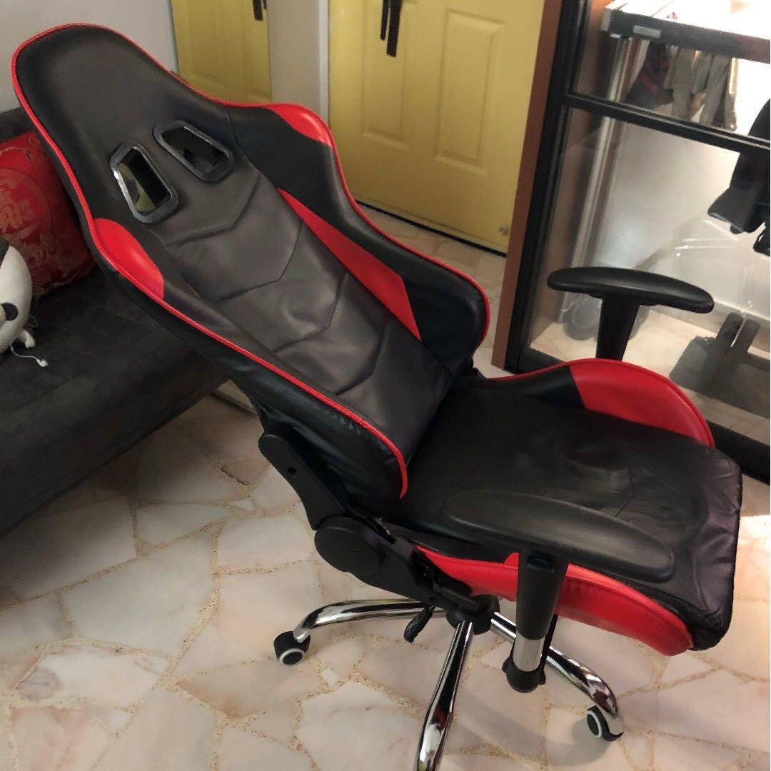 4D Ergonomic Gaming Chair, Furniture & Home Living, Furniture, Chairs ...