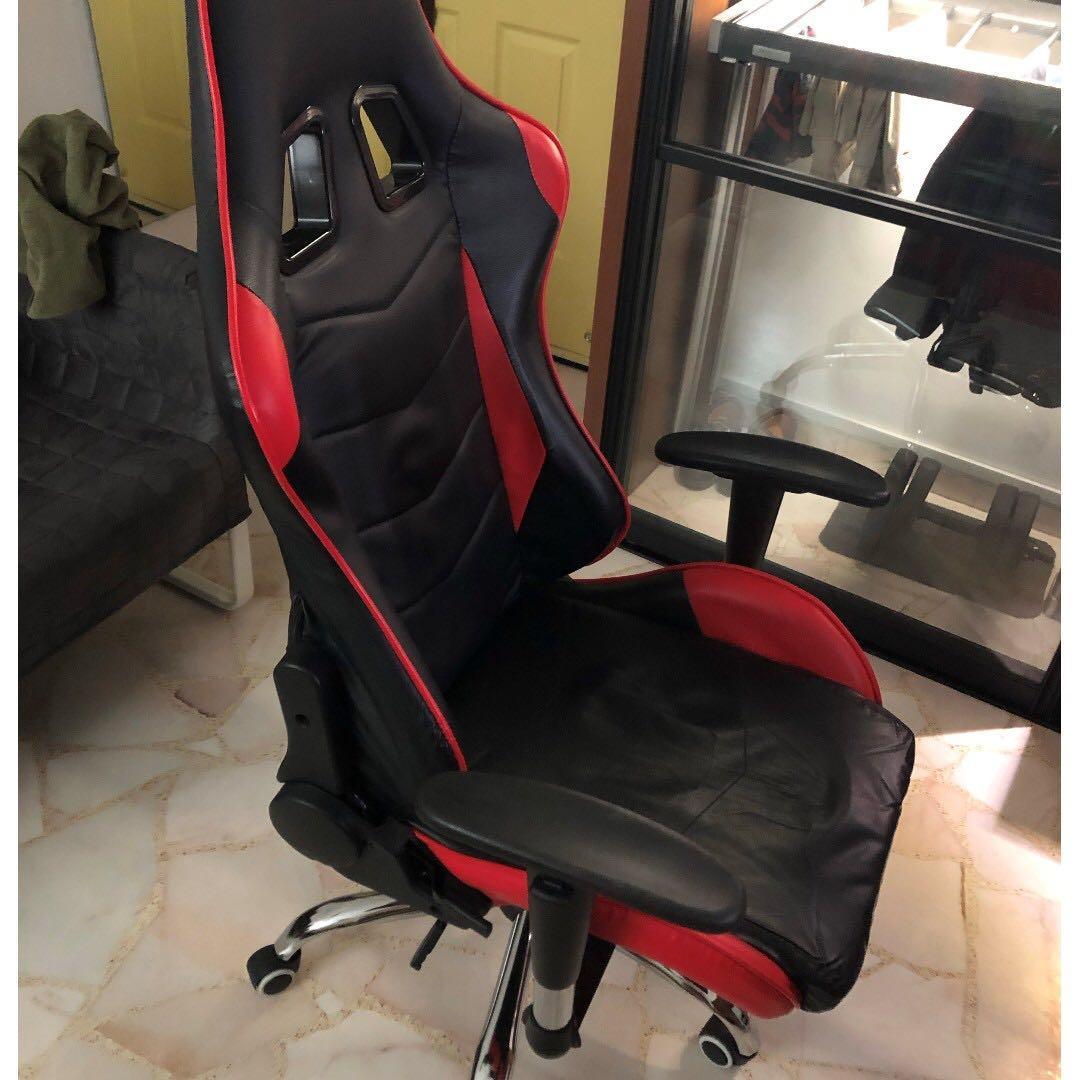 4D Ergonomic Gaming Chair, Furniture & Home Living, Furniture, Chairs ...