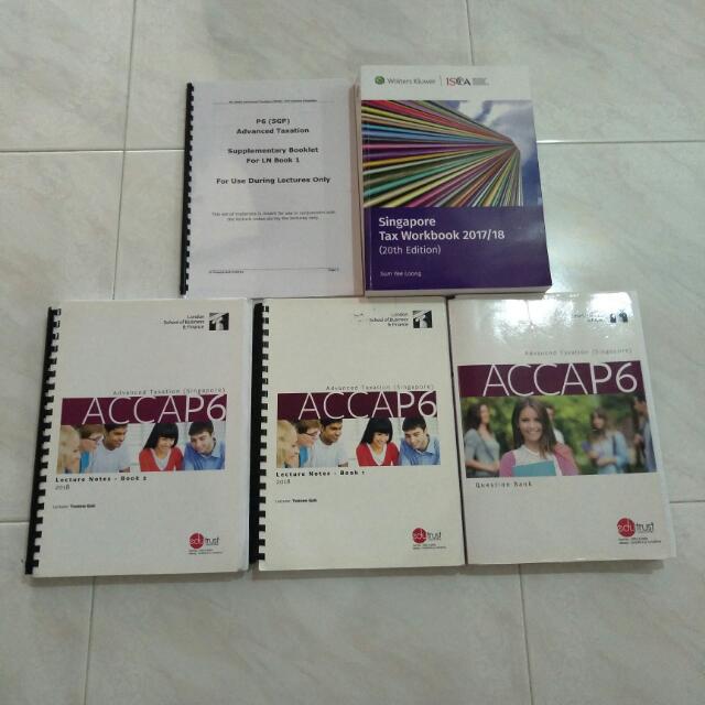 ACCA P6 (SGP) Advanced taxation, Hobbies & Toys, Books & Magazines ... ACCA P6 (SGP) Advanced taxation, Hobbies & Toys, Books & Magazines ...
