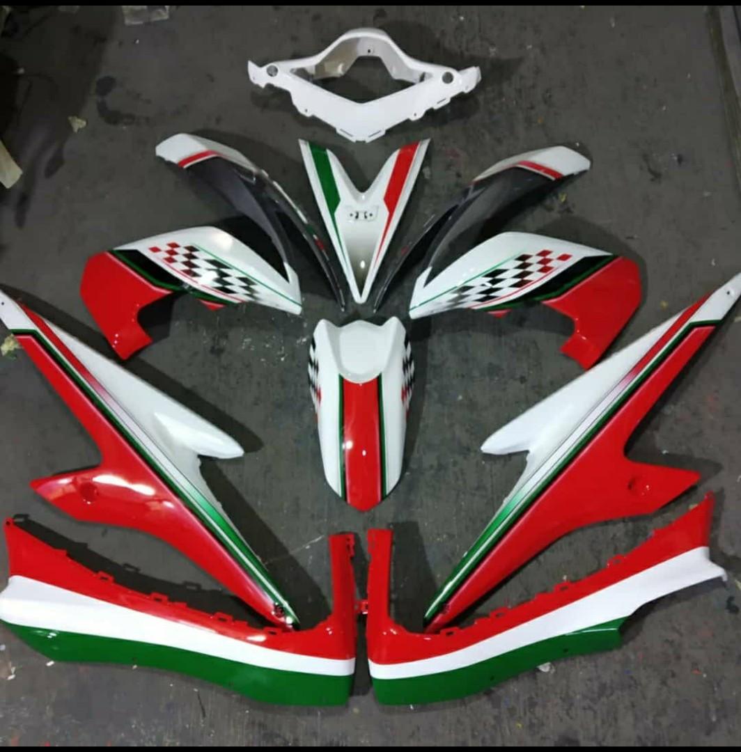 Aerox custom airbrush coverset, Motorcycles, Motorcycle Accessories on ...