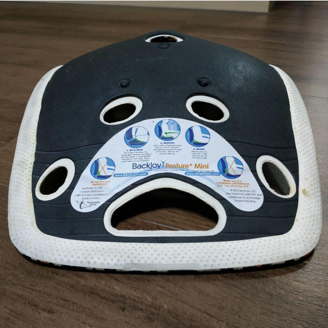 Backjoy Posture+ Mini Lumbar Back Support Seat Cushion, Health ...
