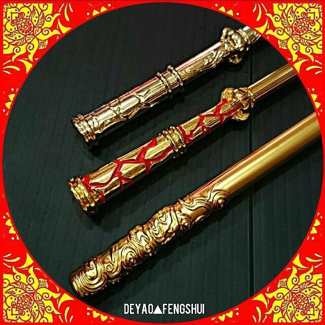 BN Auspicious Monkey God Sun Wukong Deity Magical Rod Weapon Figurine ...