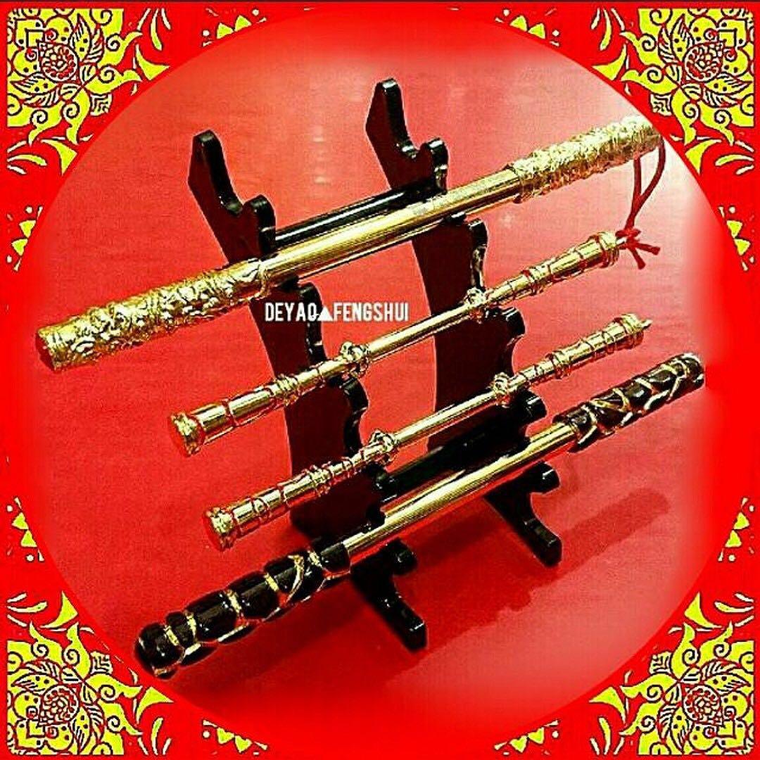 BN Auspicious Monkey God Sun Wukong Deity Magical Rod Weapon Figurine ...