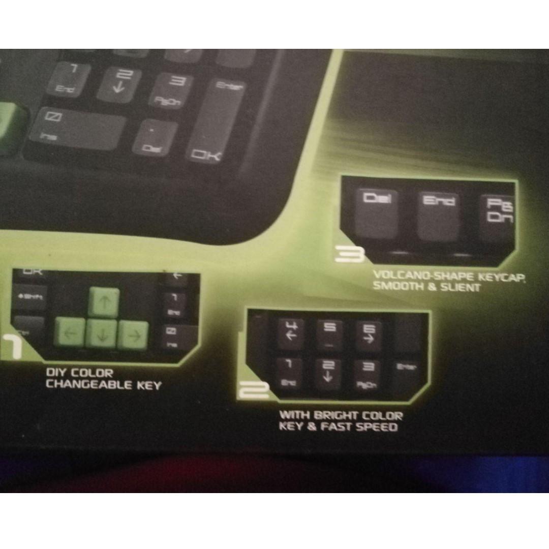 [BNIB][Combo] Powerlogic GMX9 & E-BLUE Elated DIY Color Changeable ...