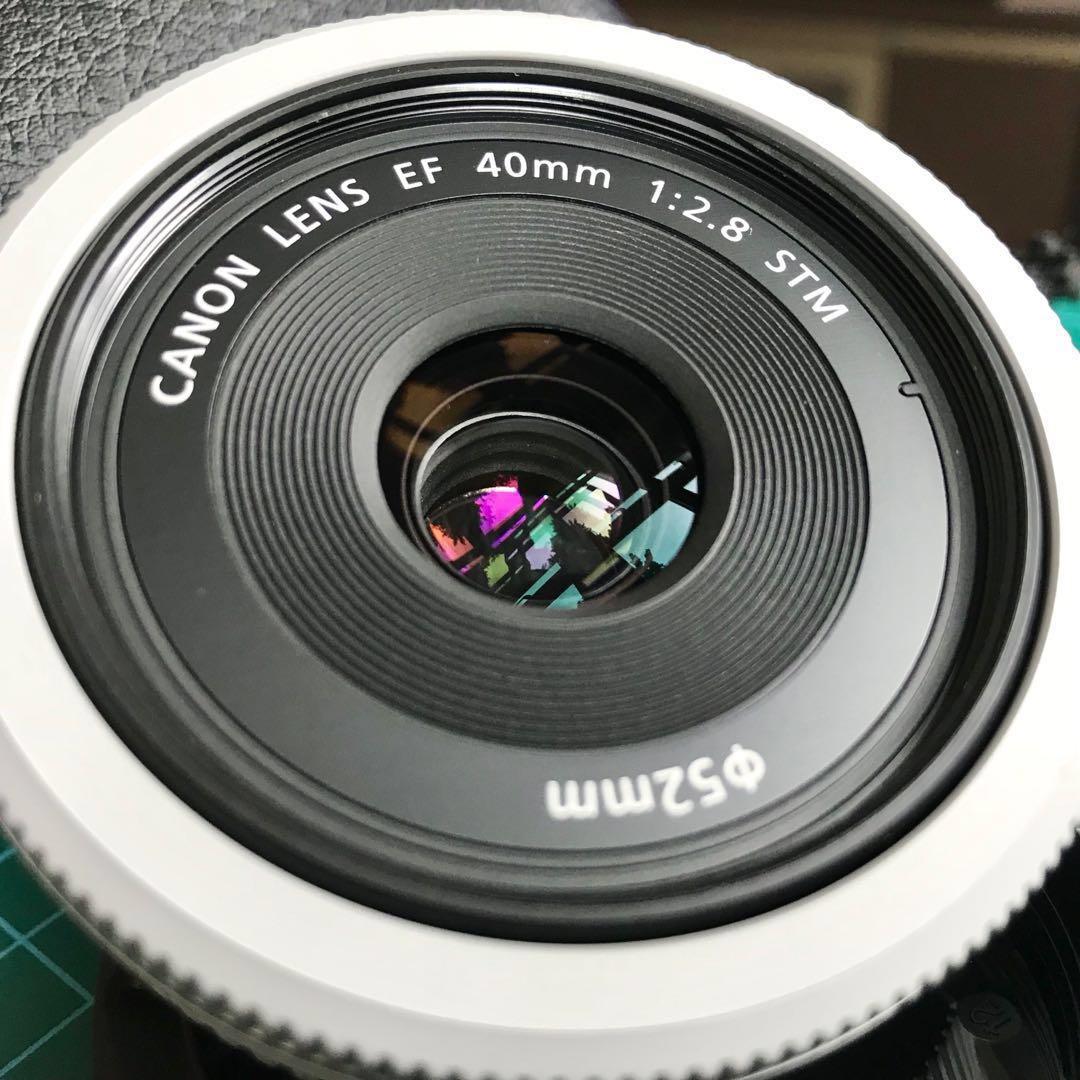 Canon EF 40mm f2.8 White Edition, Photography, Lens & Kits on Carousell