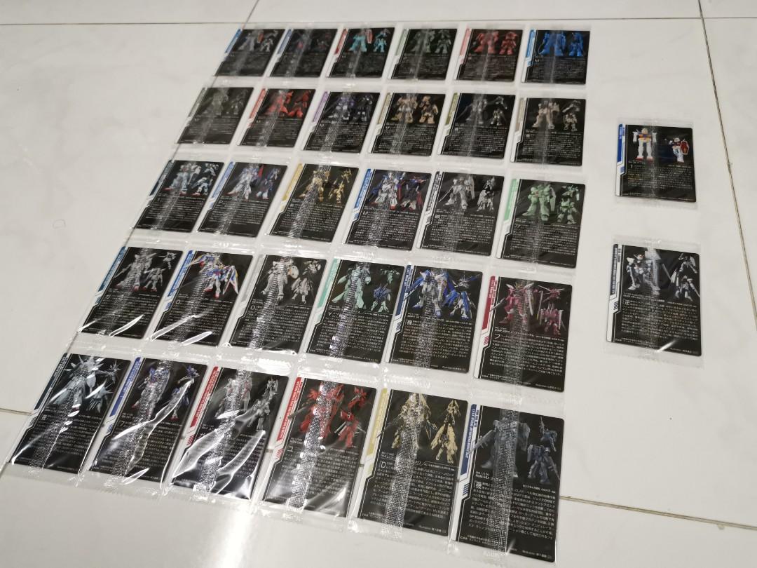 Complete Set of 32 Cards. Gundam Gunpla Box Art Cards Collection ...