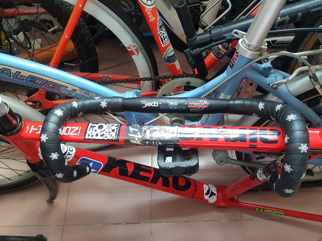 Deda Newton Drop Bar with Supacaz Tape, Sports Equipment, Bicycles ...