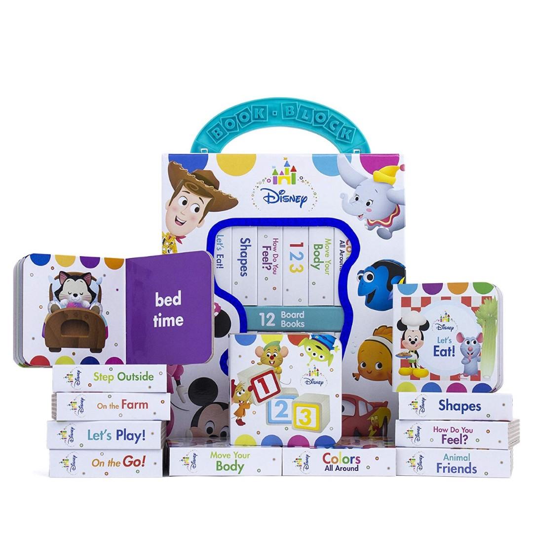 Disney Baby My First Library 12 Book Set, Hobbies & Toys, Books ...