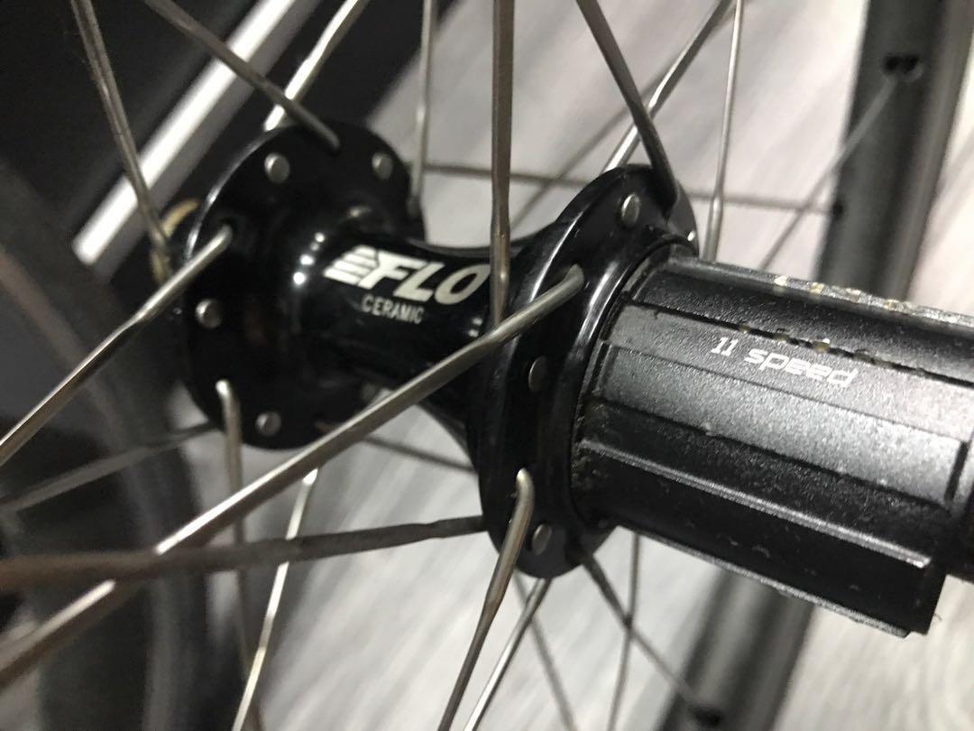 FLO 60/90 Aluminum + Carbon wheelset, Sports Equipment, Bicycles ...