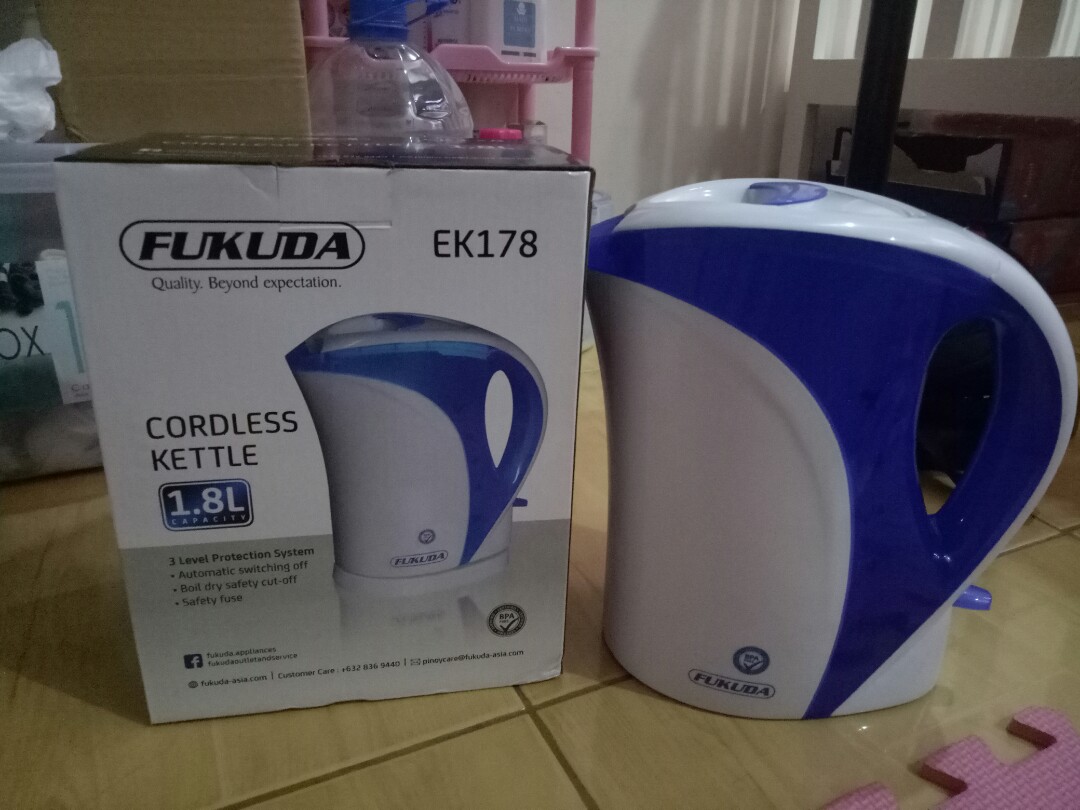 FUKUDA Cordless Kettle, TV & Home Appliances, Kitchen Appliances ...