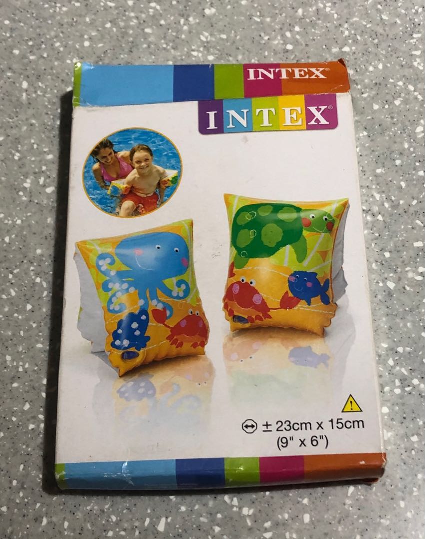 Intex Baby Swimming Arms Float, Babies & Kids, Infant Playtime on Carousell