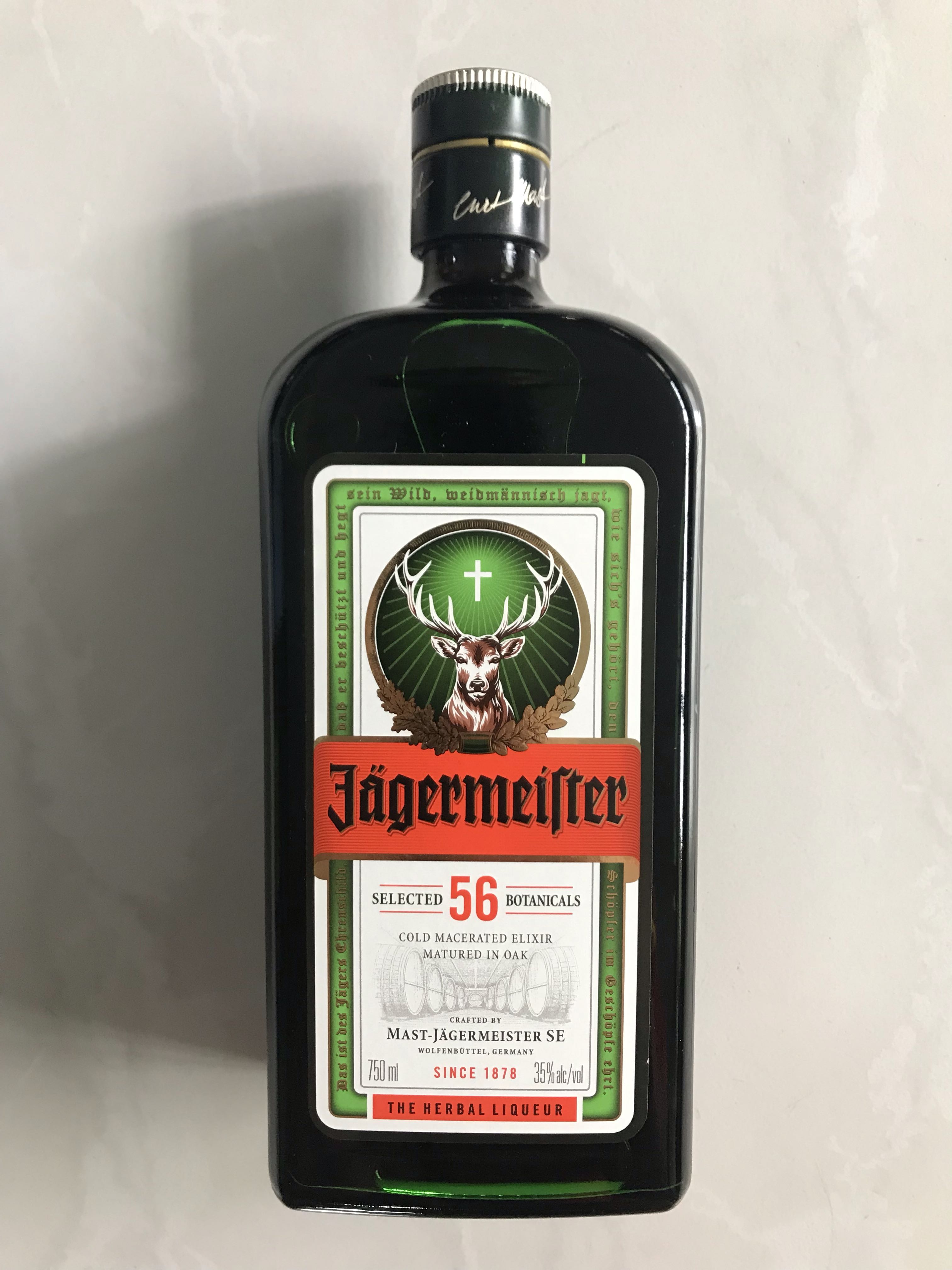 Jagermeister - Jager 750ml, Food & Drinks, Alcoholic Beverages on Carousell