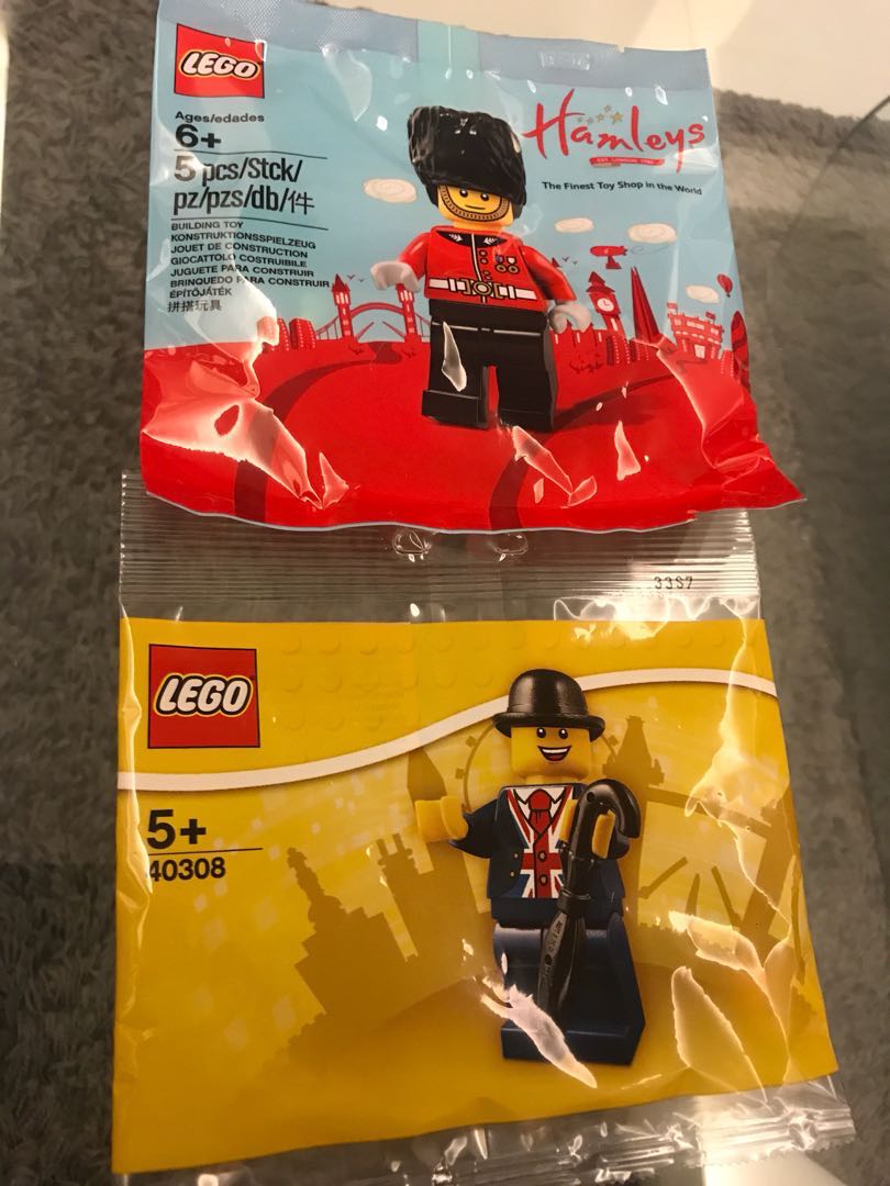 Lego Hamleys Exclusive Royal Guard + UK Exclusive Lester Minifigure ...