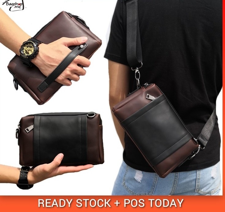 Men Box Sling/Clucth Bag, Men's Fashion, Bags, Sling Bags on Carousell