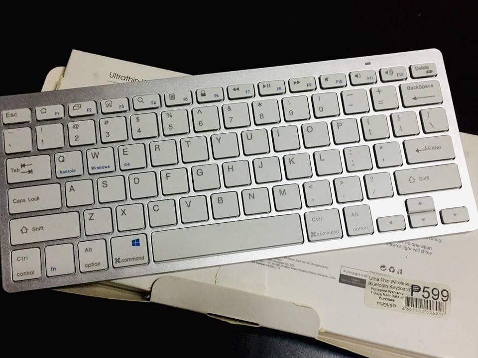 Miniso Silver Mini Keyboard Computers And Tech Parts And Accessories Computer Keyboard On Carousell