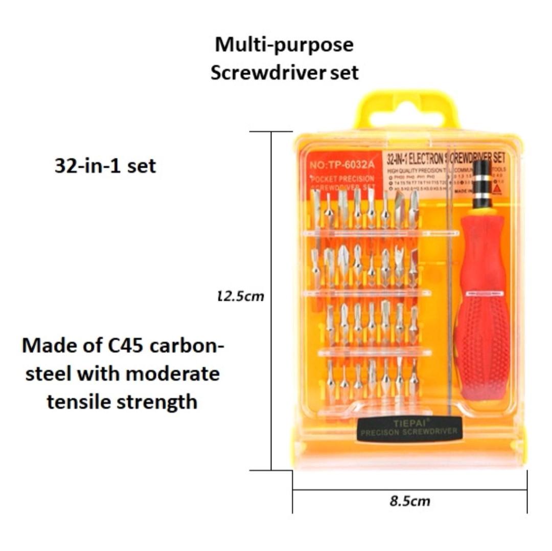 Multipurpose screwdriver set, Everything Else on Carousell