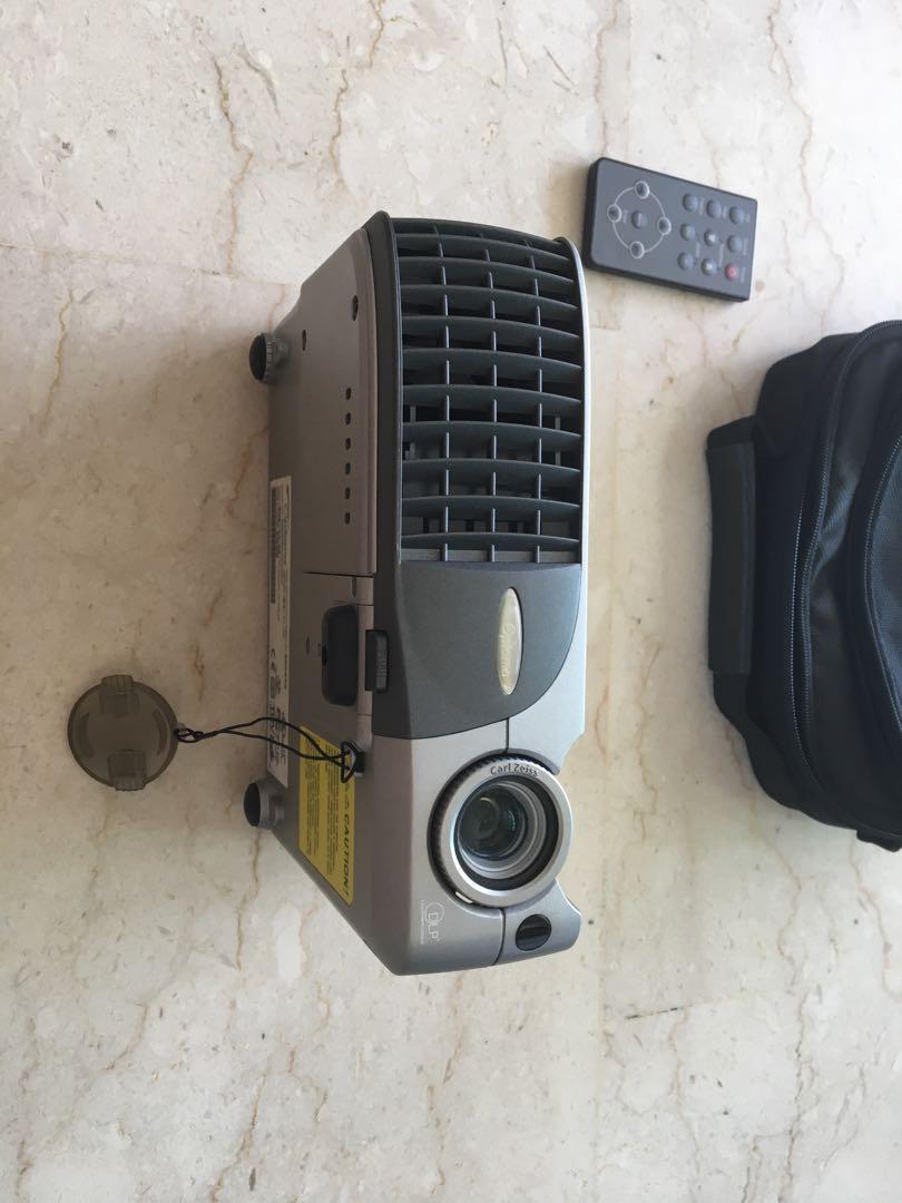 Optima DLP portable projector, TV & Home Appliances, TV & Entertainment ...