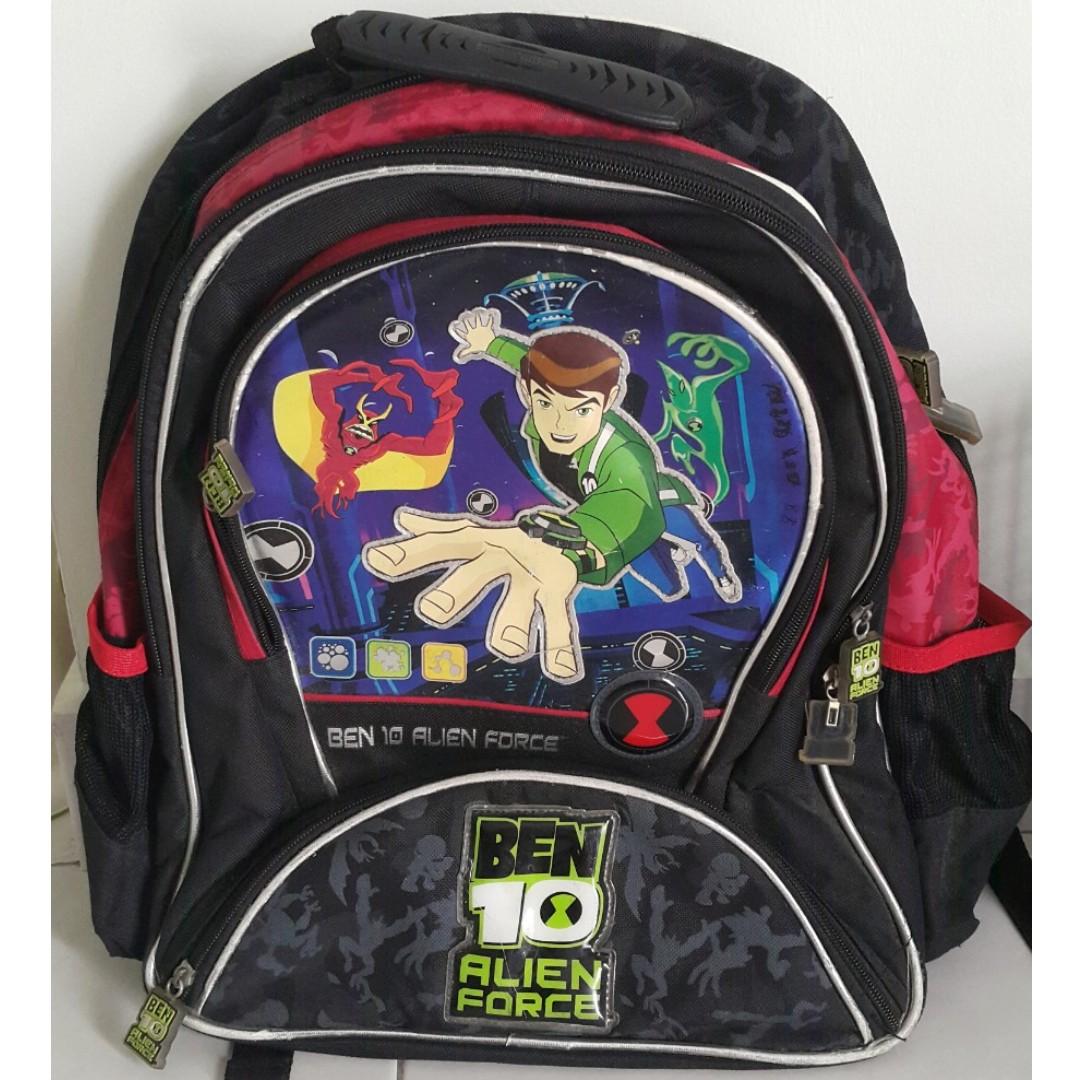 Original Ben 10 children kid school bag boy student, Babies & Kids ...