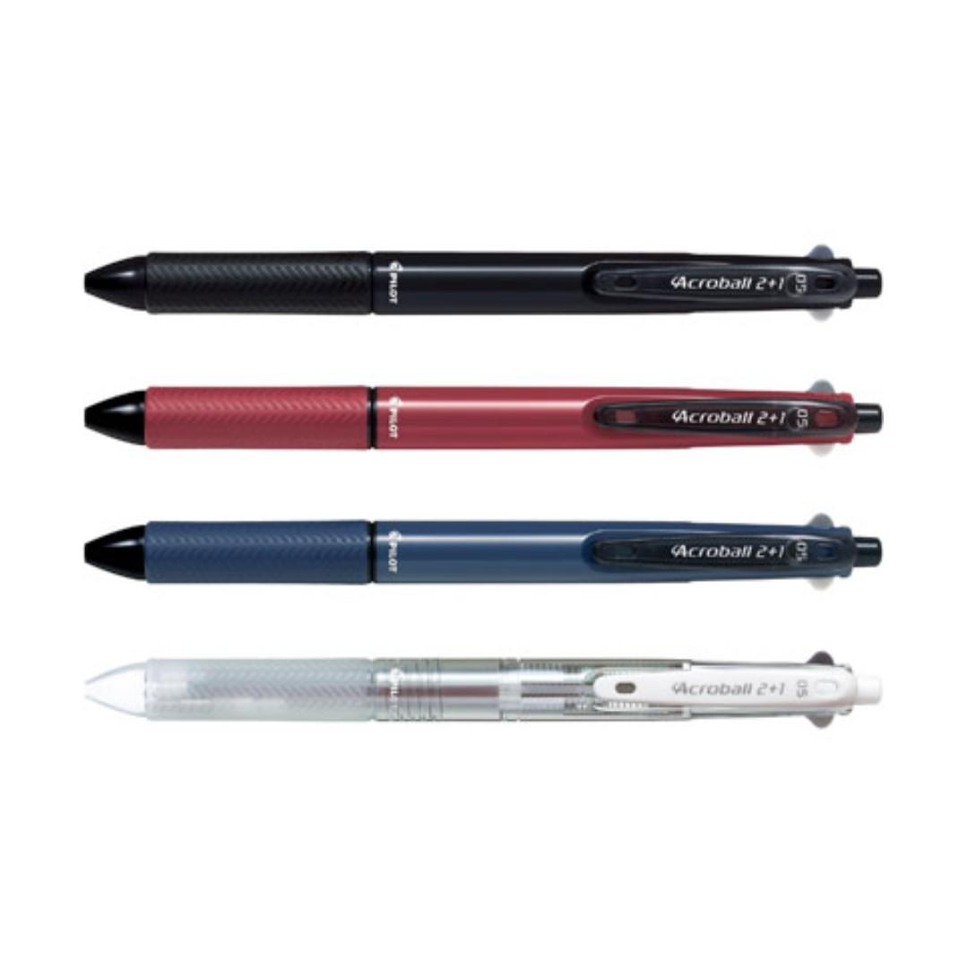 Pilot Acroball Multi Ballpoint Pen 2+1/3+1, Hobbies & Toys, Stationery ...