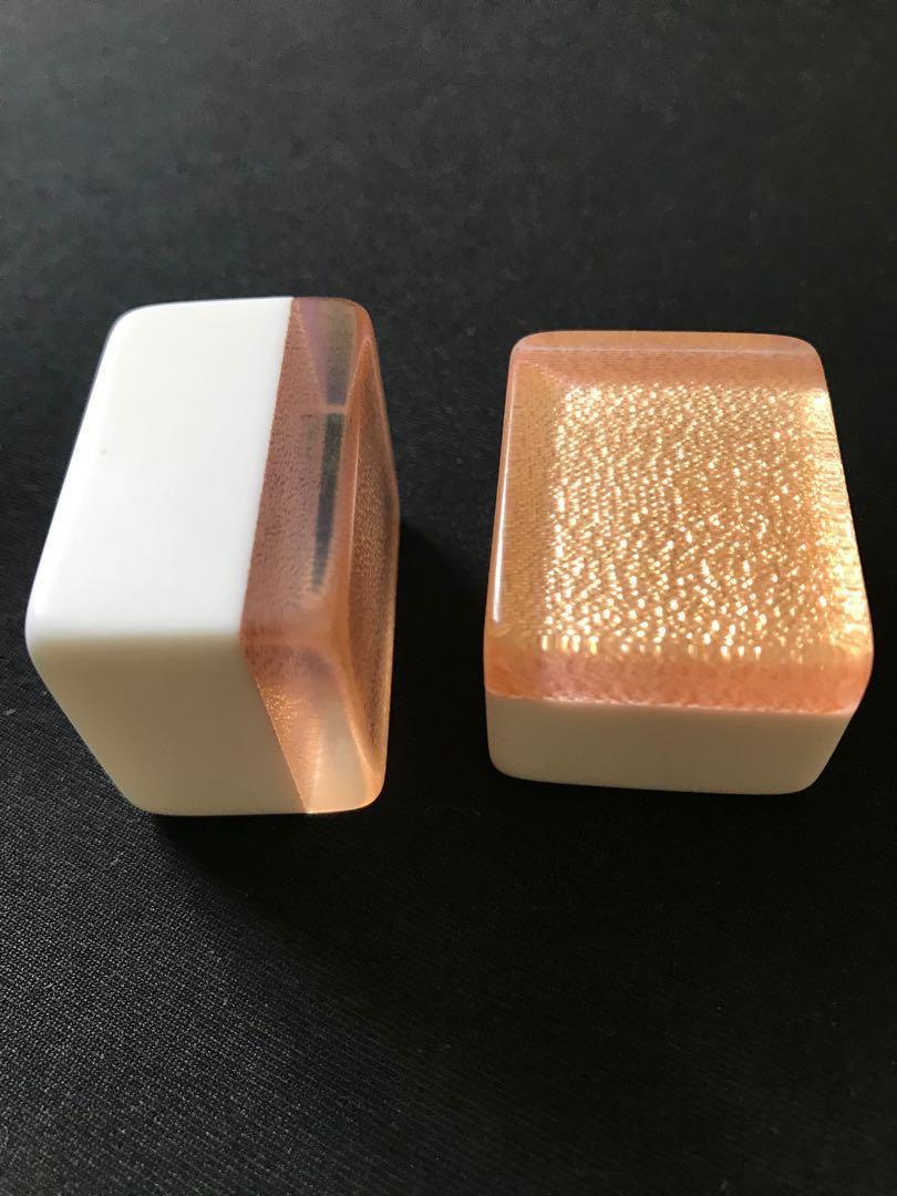 Rose Gold Mahjong Tiles Set, Everything Else on Carousell
