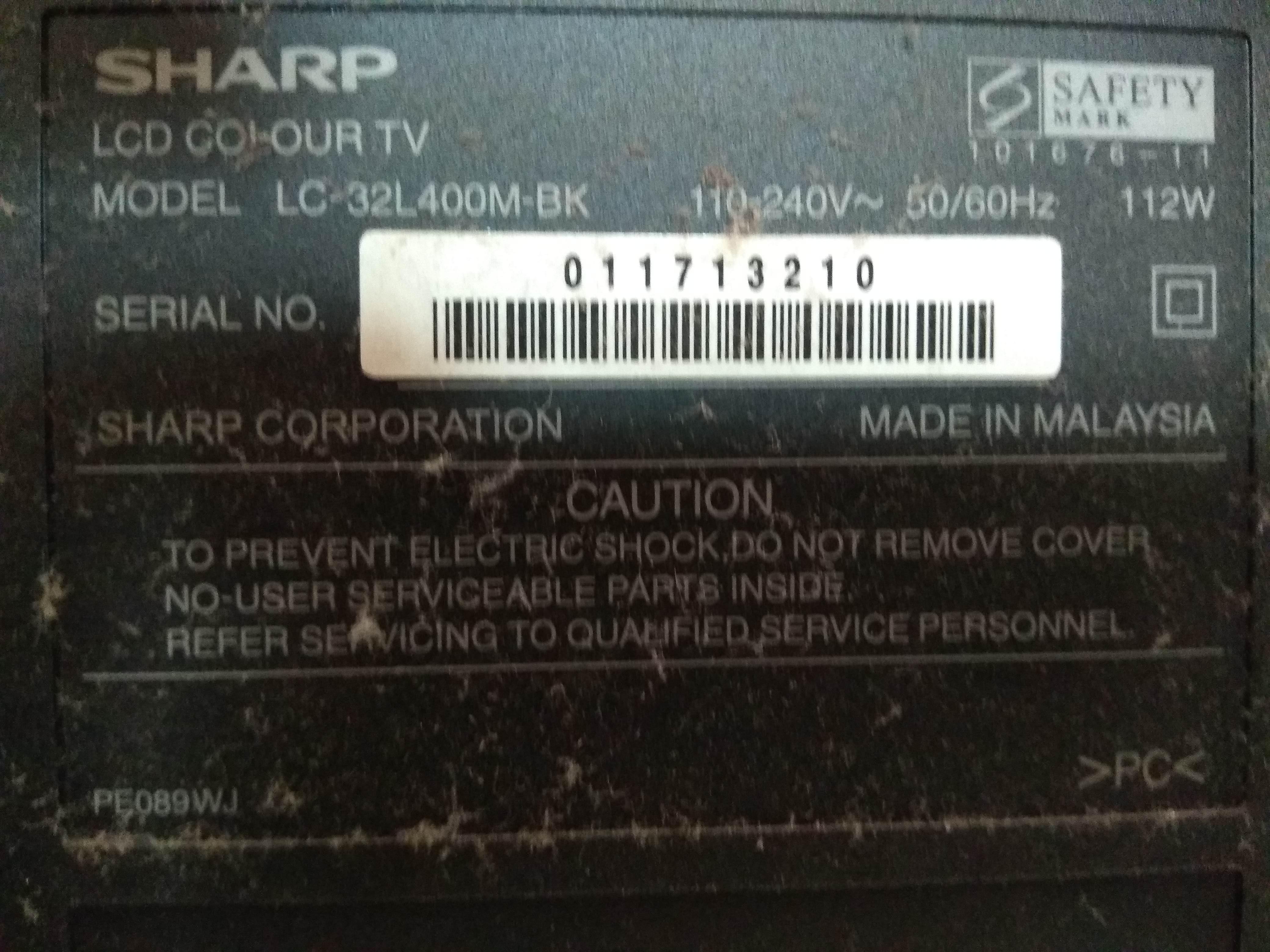 Sharp Aquos 32-inch LCD TV, TV & Home Appliances, TV & Entertainment ...