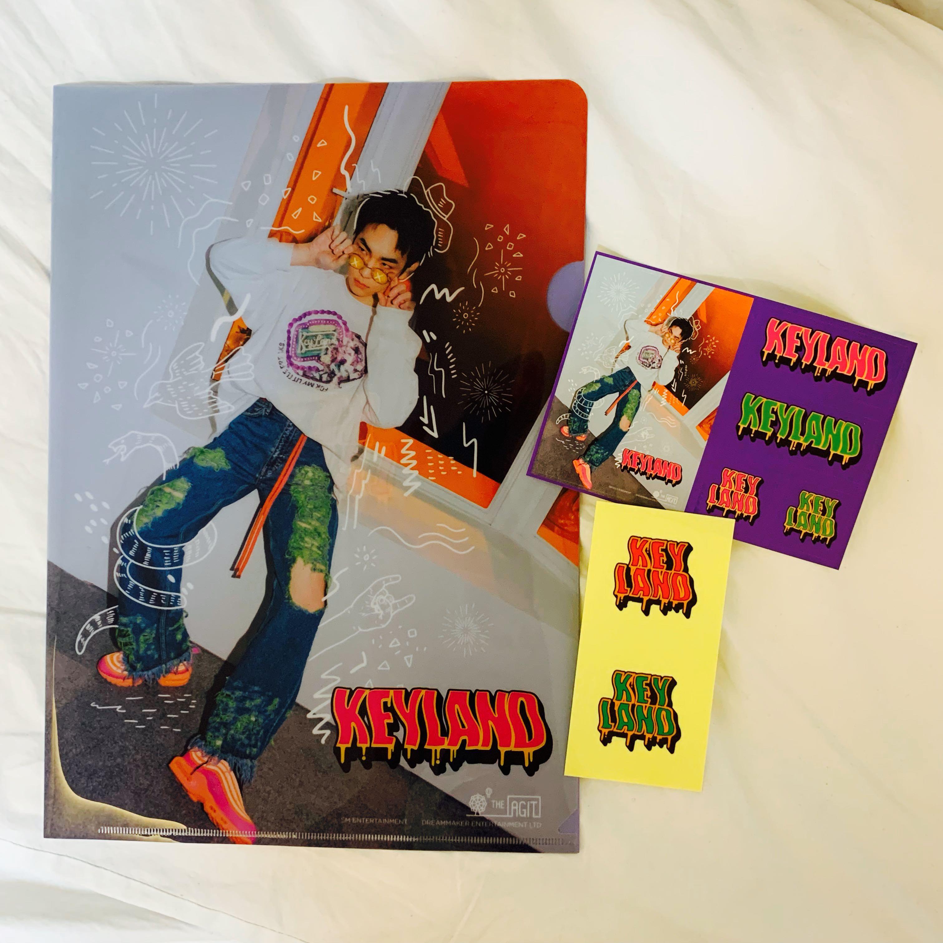SHINee Key KEYLAND File & Stickers, Hobbies & Toys, Memorabilia ...