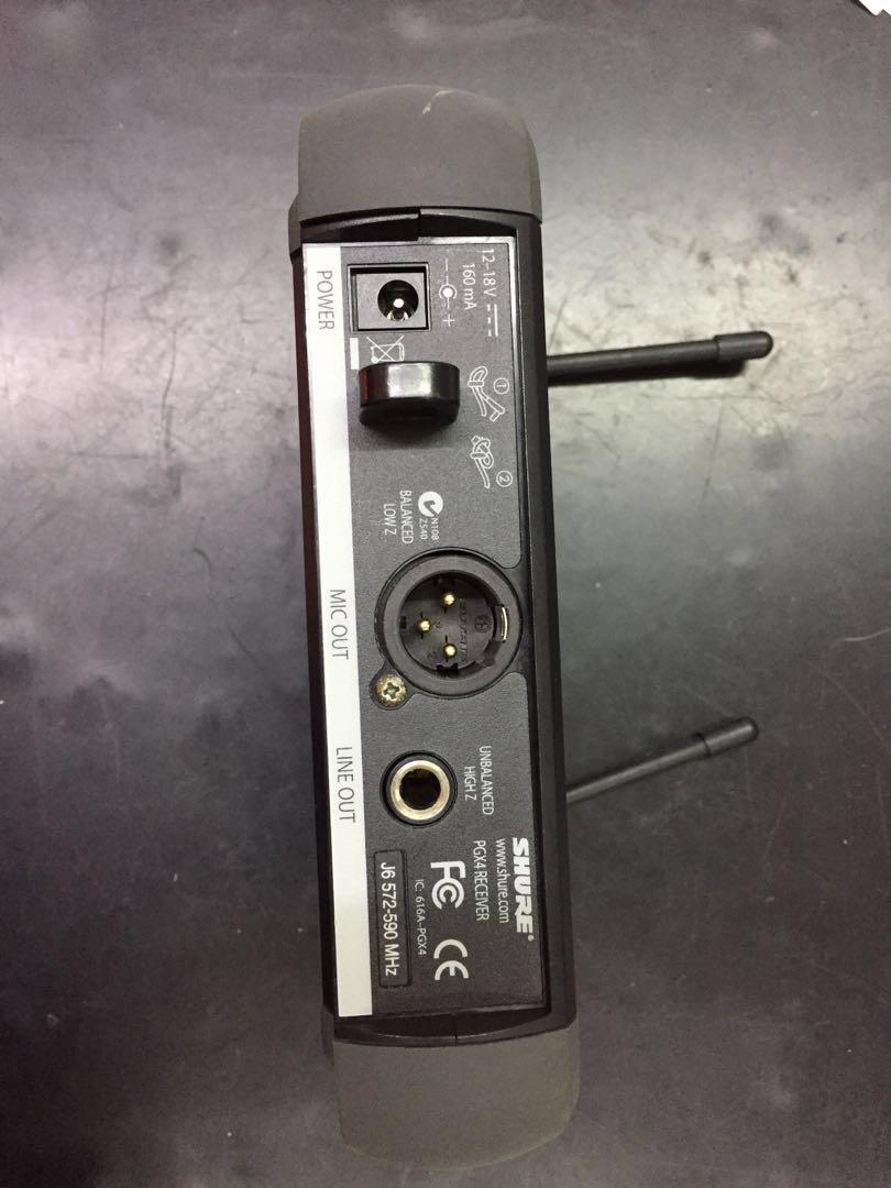 SHURE PGX4/PGX2(SM58) Wireless Mic, Audio, Portable Audio Accessories ...