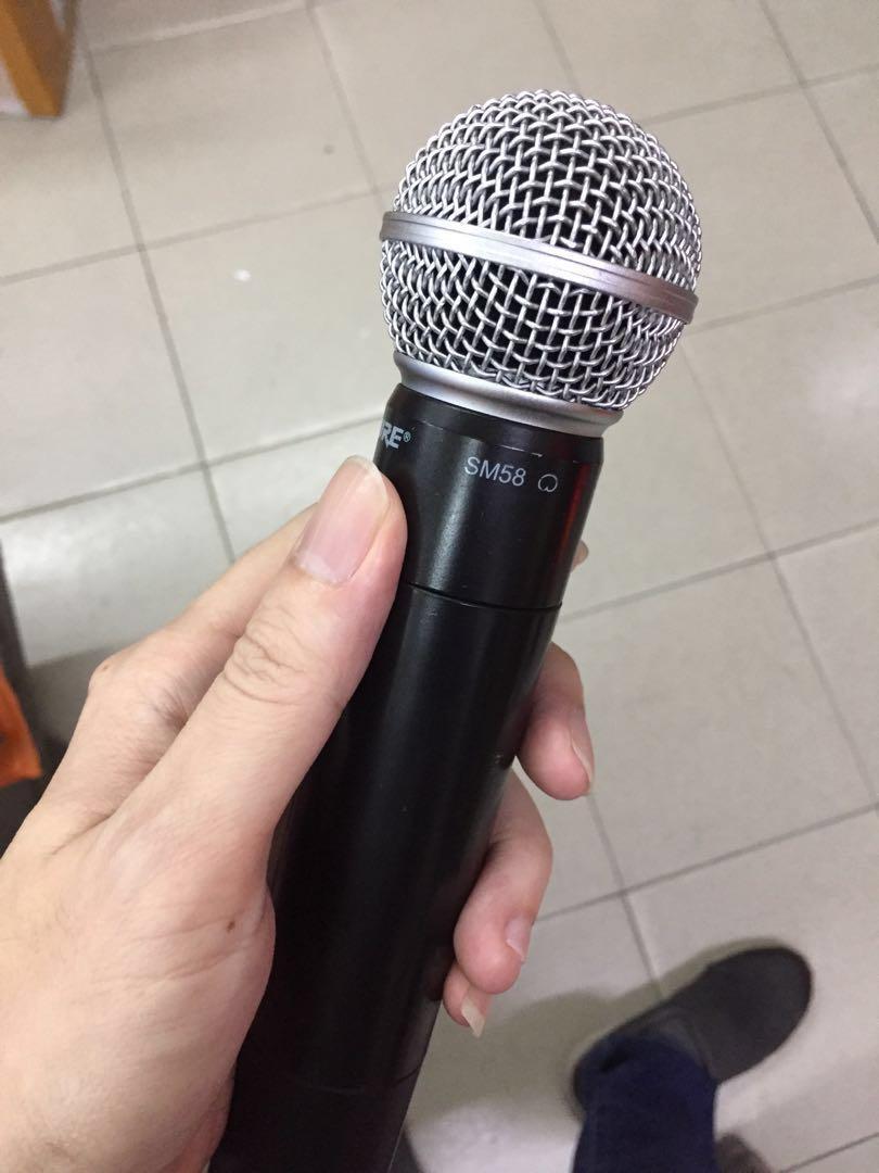 SHURE PGX4/PGX2(SM58) Wireless Mic, Audio, Portable Audio Accessories ...