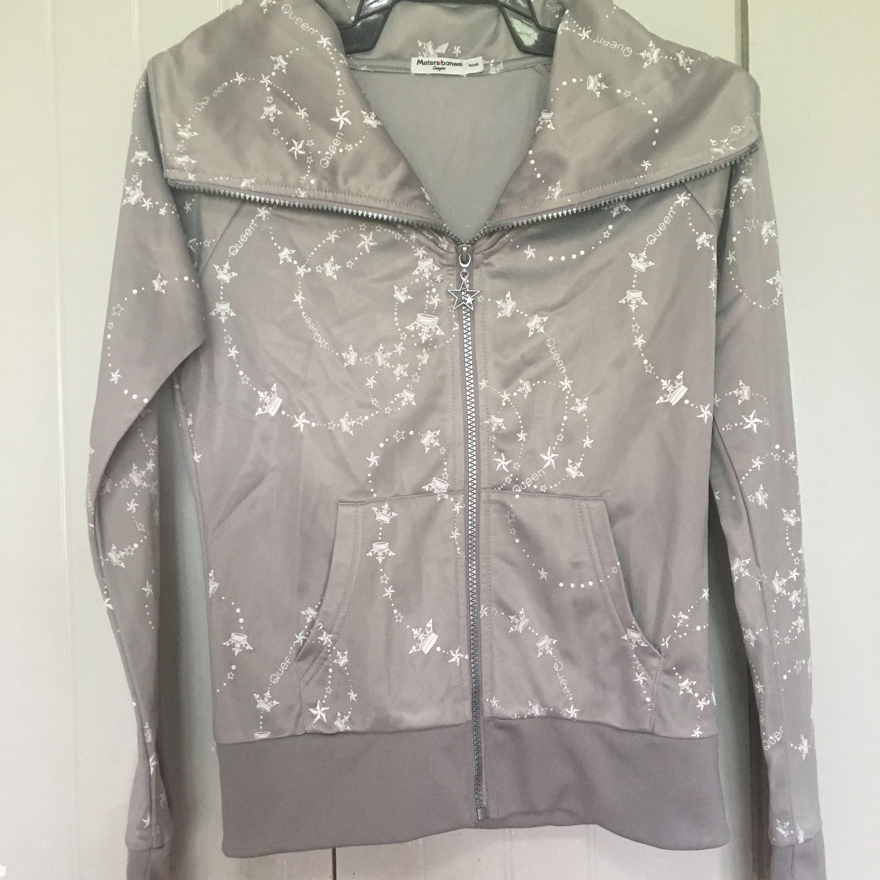 Silver grey metallic jacket (OPEN FOR SWAP), Women's Fashion, Coats ...