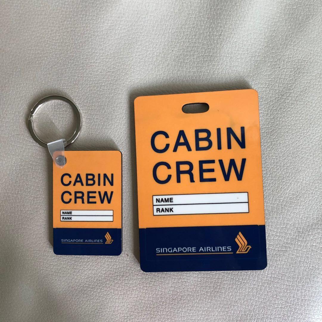 Singapore Airlines cabin crew tag, Everything Else on Carousell