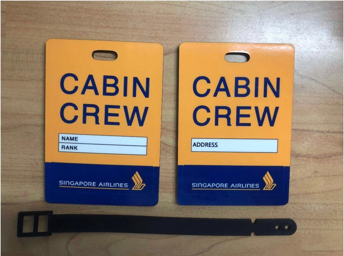 Singapore Airlines cabin crew tag, Everything Else on Carousell