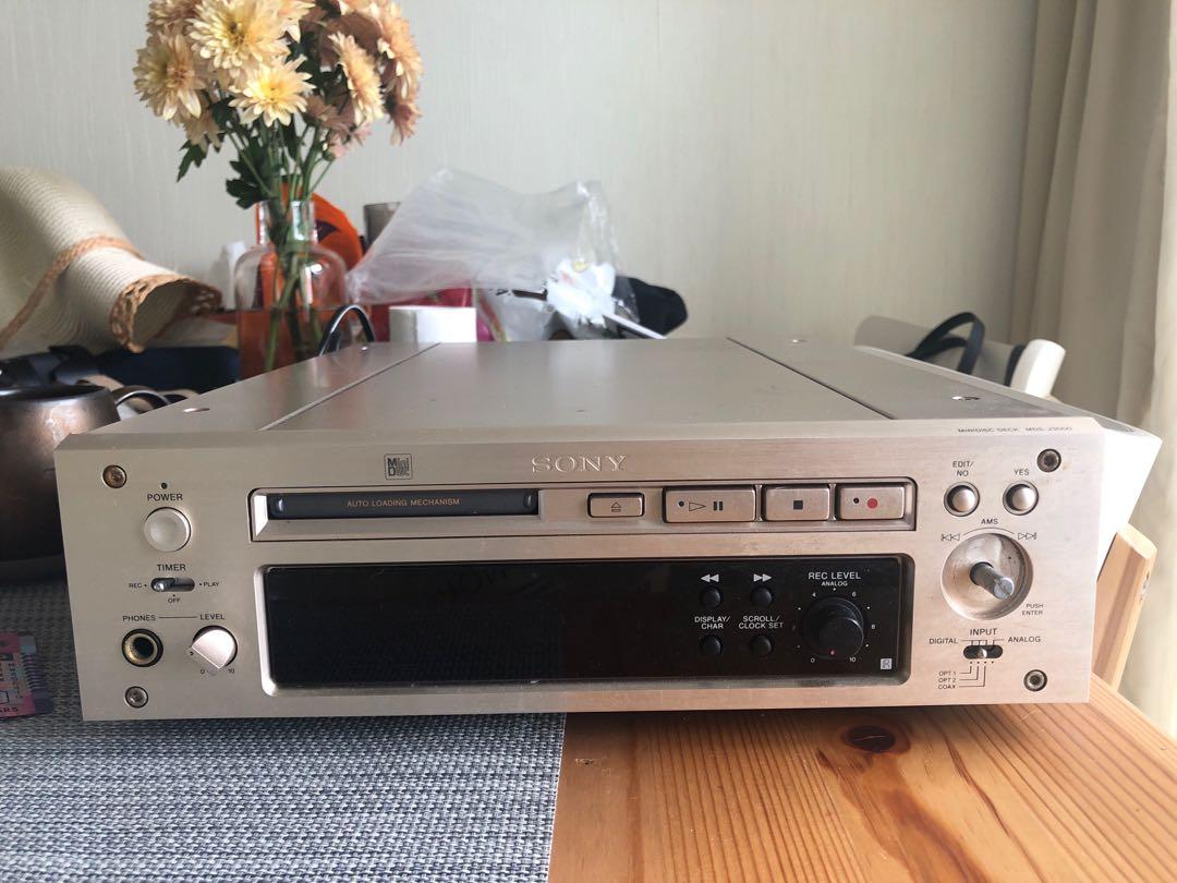 Sony MD MDS j3000 minidisc deck, 音響器材, 音樂播放裝置 MP3及CD Player - Carousell