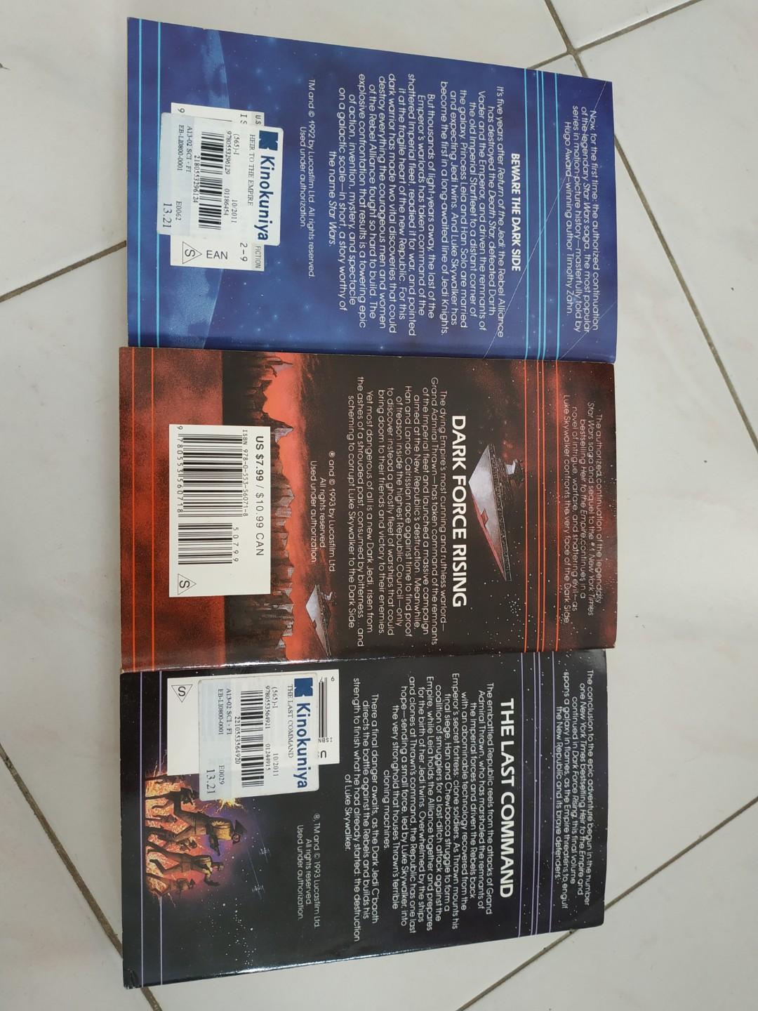 Star wars legends: Thrawn trilogy (heir to the empire, dark force ...