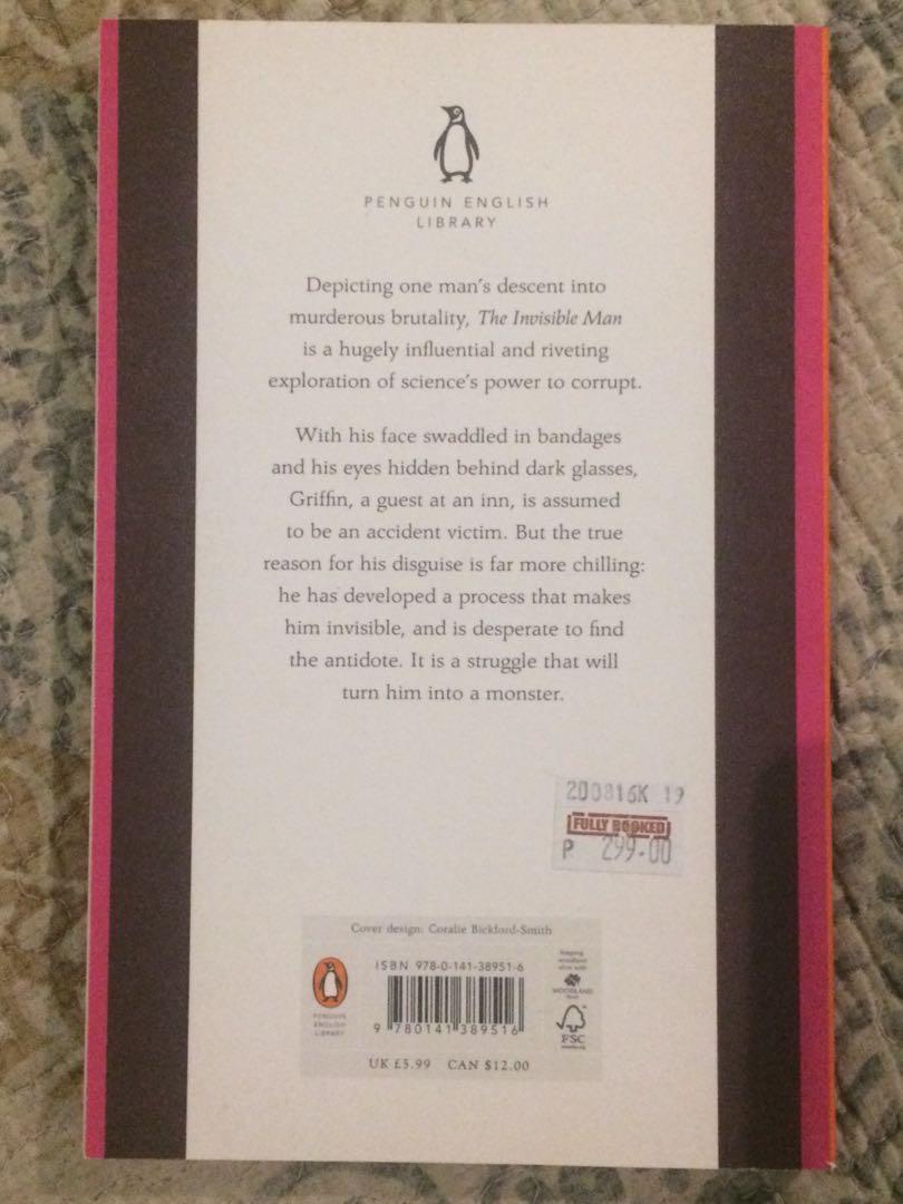 The Invisible Man (Penguin English Library), Hobbies & Toys, Books ...