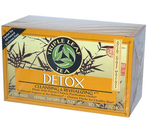 Triple Tea Leaf - Detox Herbal Tea, Food & Drinks, Beverages on Carousell