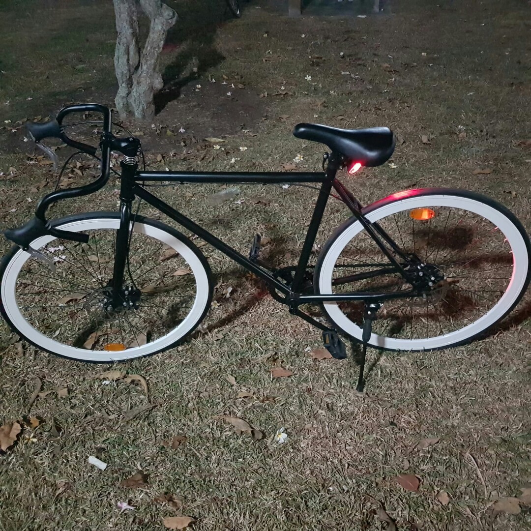 Used mint condition fixie with disc brakes., Sports Equipment, Bicycles ...