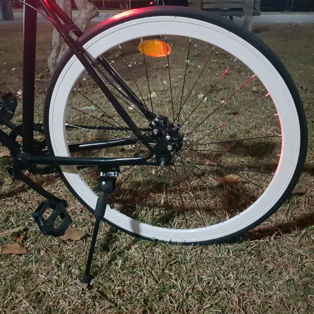 Used mint condition fixie with disc brakes., Sports Equipment, Bicycles ...