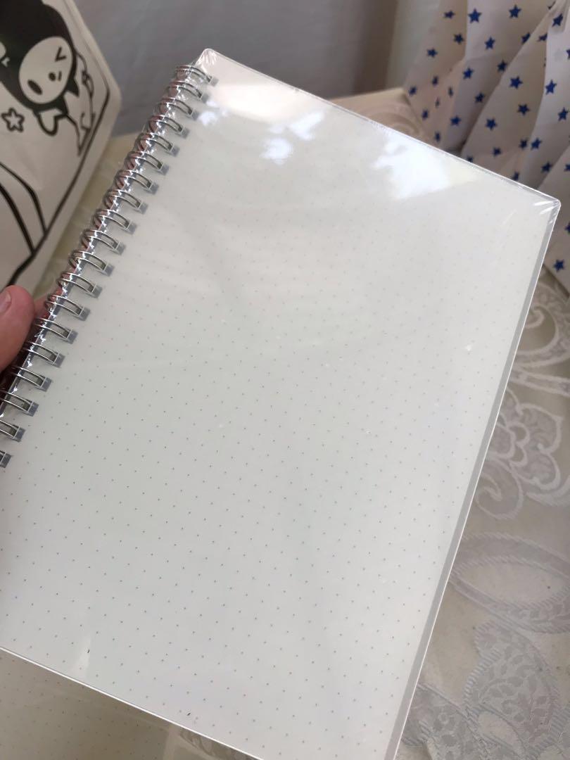 A5 Muji inspired notebook with rope, Hobbies & Toys, Stationary & Craft ...