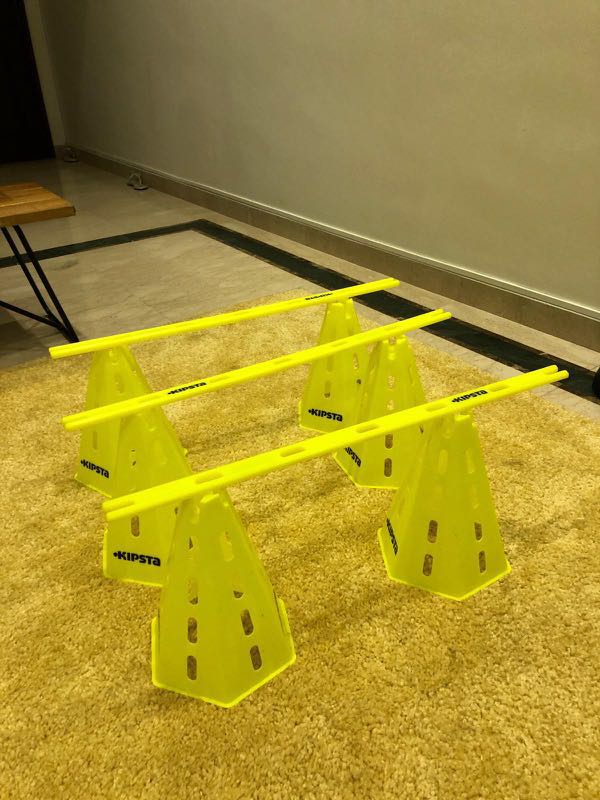 Agility Cones Hurdles , Sports Equipment, Exercise & Fitness, Toning ...