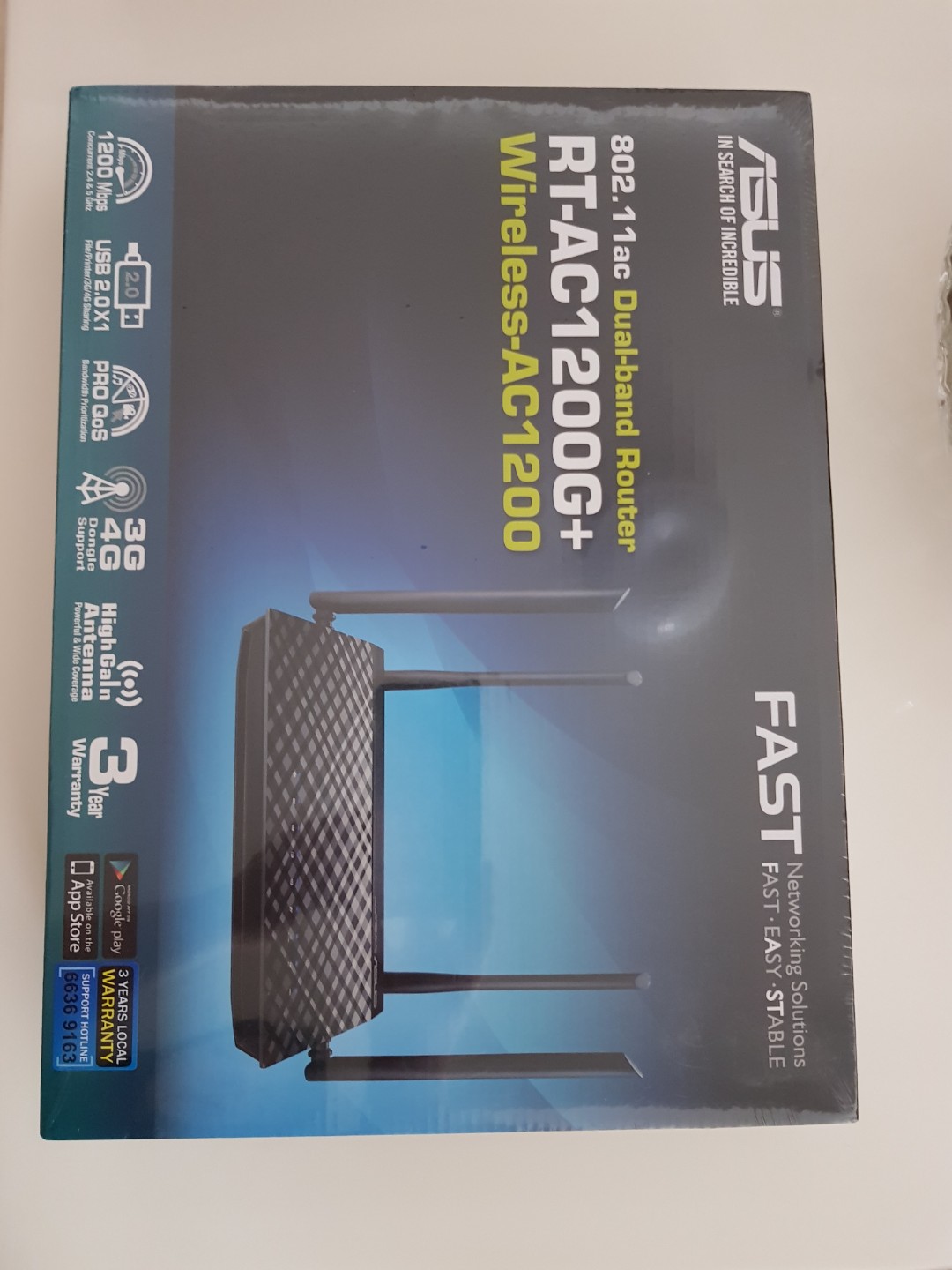 ASUS RT-AC1200G+ wireless -AC1200 router, Mobile Phones & Gadgets ...