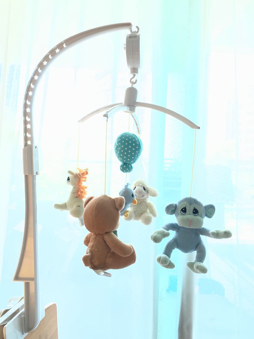 Baby cot musical mobile - Precious Moments, Babies & Kids, Infant ...