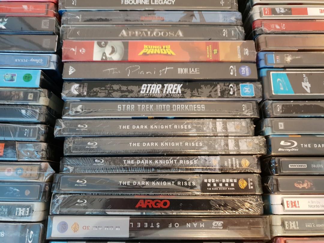 Blu ray steelbooks Part 1 mostly brand new and sealed various prices ...
