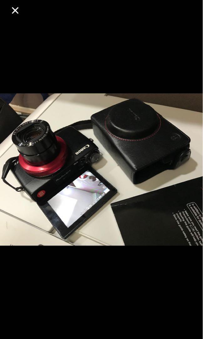 Canon G7x Red Ring Limited Edition, Photography, Cameras on Carousell