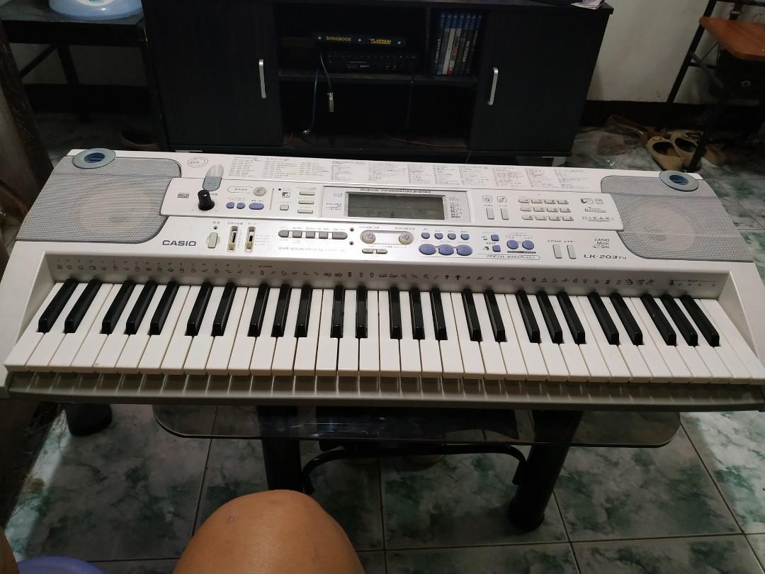 Casio LK-203 tv Keyboard Piano Japan, Hobbies & Toys, Music & Media, Musical Instruments on ...