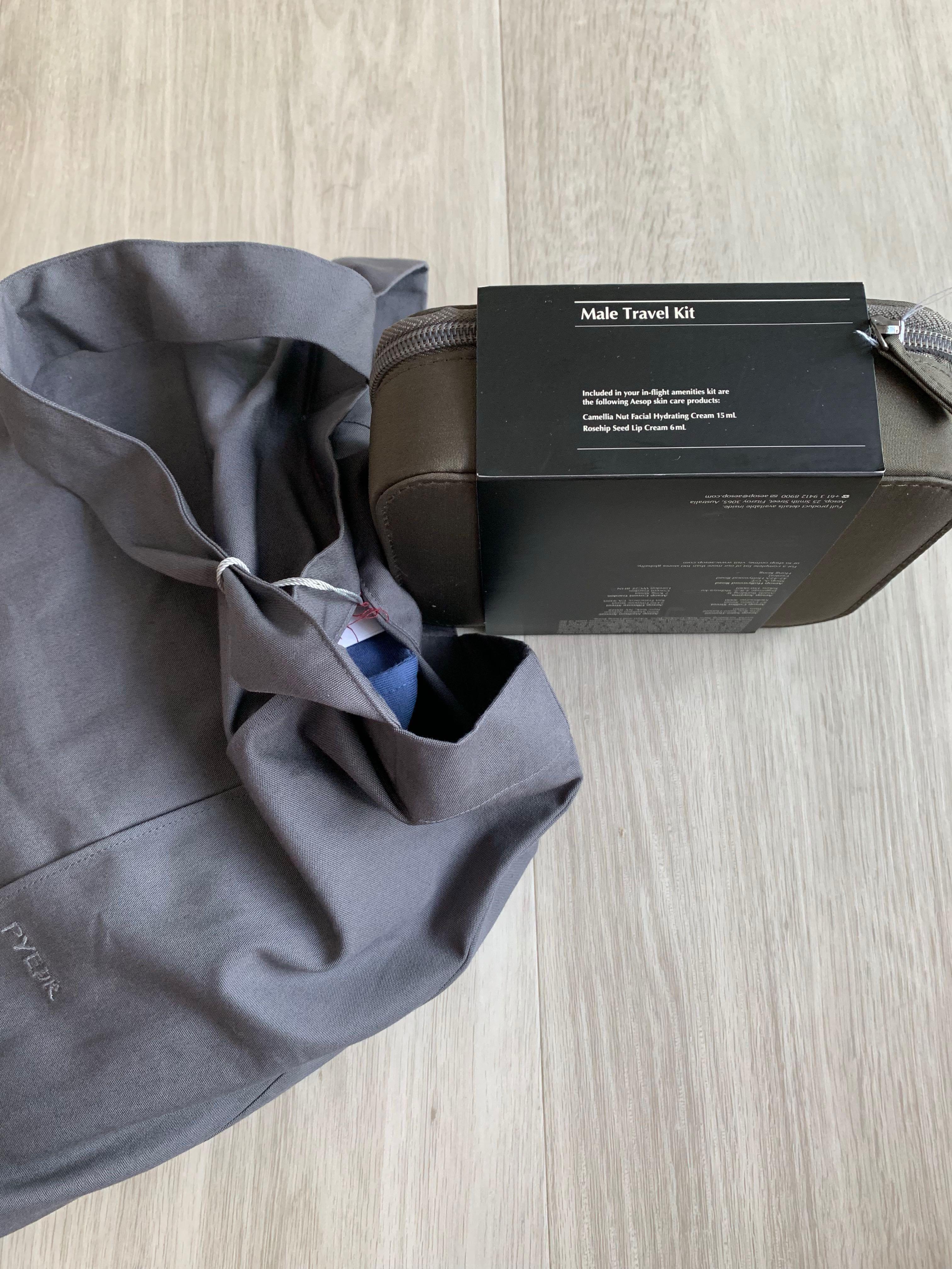 Cathay Pacific First Class Amenity and PYE Pyjamas Travel Set, Hobbies ...