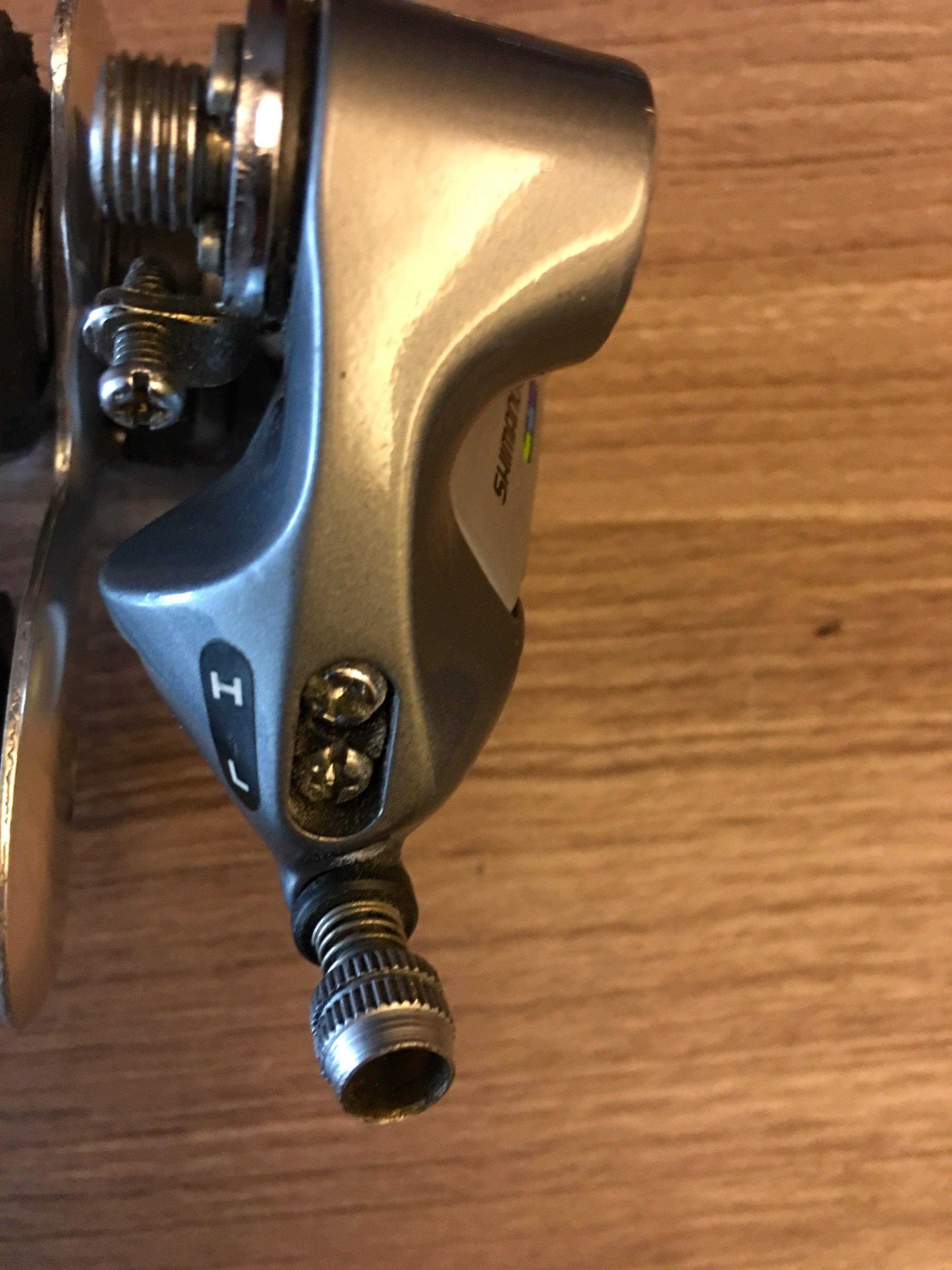 Classic shimano 600 tri-color rear derailleur (rd-6400), Sports ...