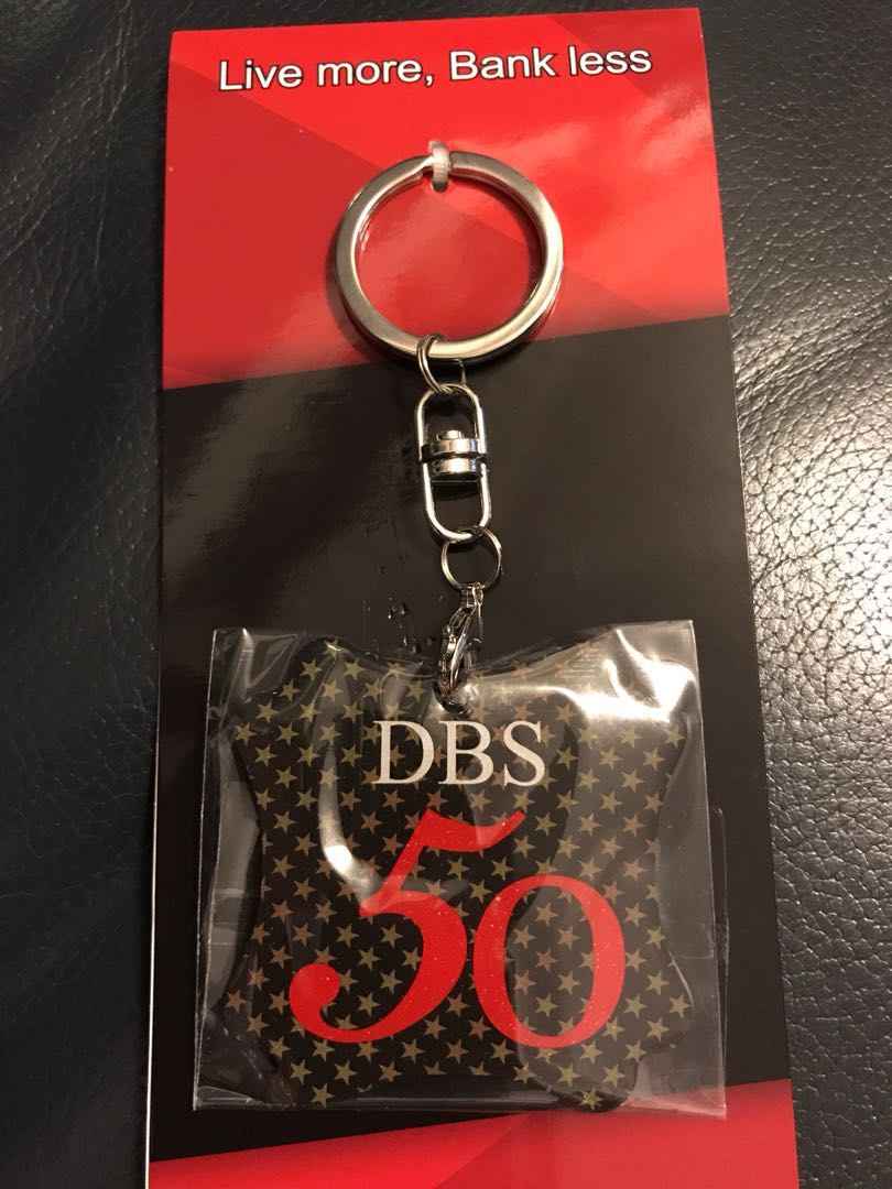 DBS 50th Ann Octopus Key holder 星展 50周年八達通 鎖匙扣, 興趣及遊戲, 旅行, 旅遊 - 旅行必需品及 ...