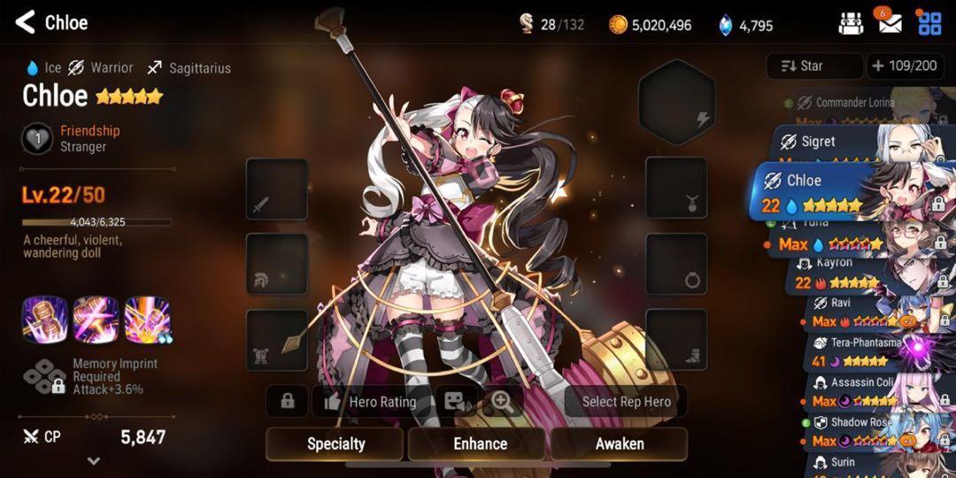 EPIC seven - Max Level account ( ASIA SERVER), Video Gaming, Gaming ...